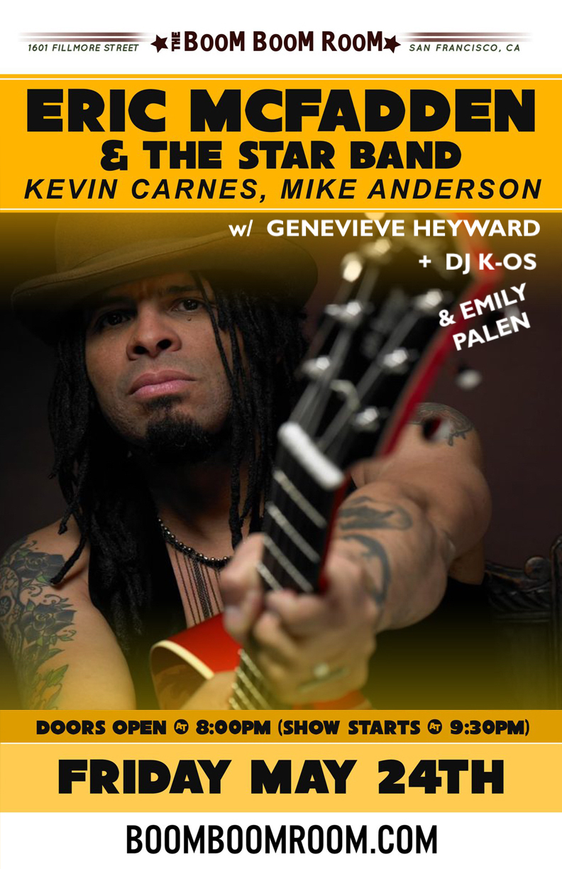 Buy Tickets to ERIC McFADDEN (Kevin Carnes, Mike Anderson, Genevieve H ...